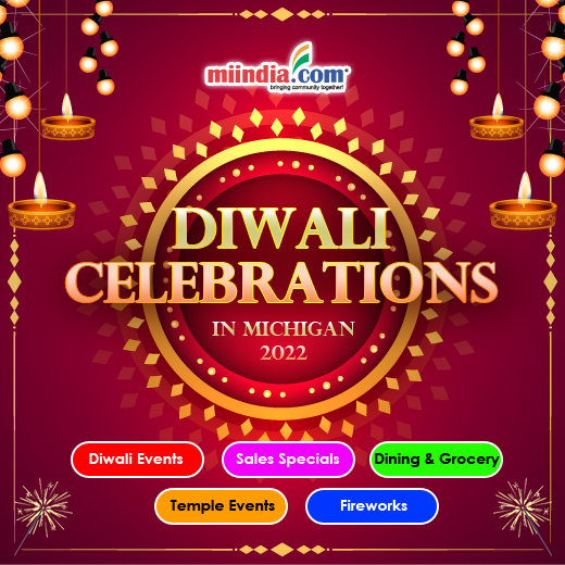 Diwali 2022 celebrations in Michigan - miindia exclusive
