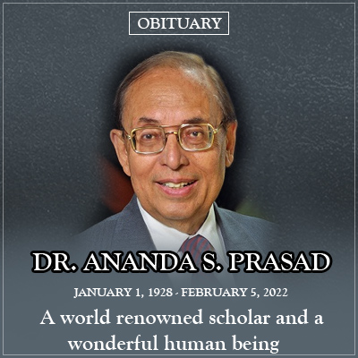 Obituary: Dr. Ananda Prasad – A world renowned scholar