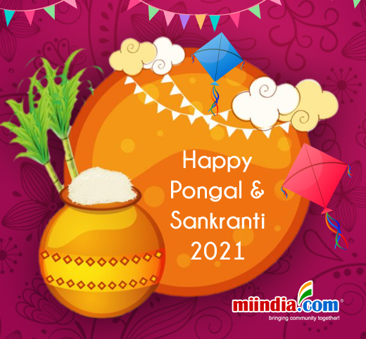 2021 Pongal Makara Sankranti Magh Bihu and Maghi Wishes