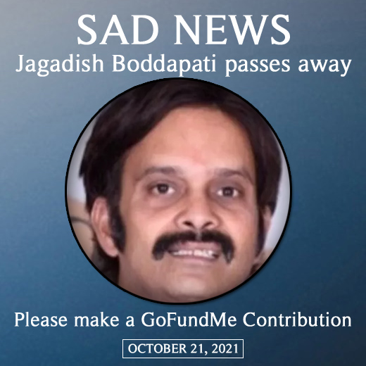 Sad News – Jagadish Boddapati passes away
